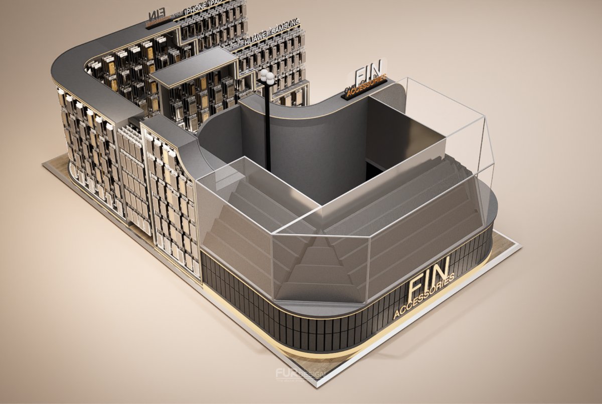 ออกแบบ ผลิต และติดตั้งร้าน : ร้าน Fin Accessories ห้างฯ ซีคอนสแควร์ - furstudio-design